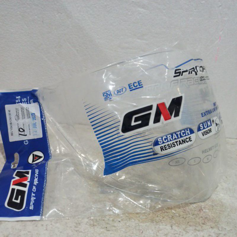 Jual Visor GM Fighter Clear Original PNP GM EVOLUTION | Shopee Indonesia