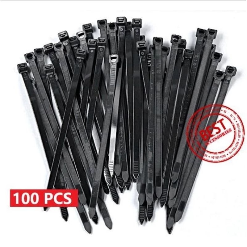 Jual Kabel Ties Tali Rivet 1.8mm 10Cm 15Cm 20Cm Isi 100Pcs | Shopee ...