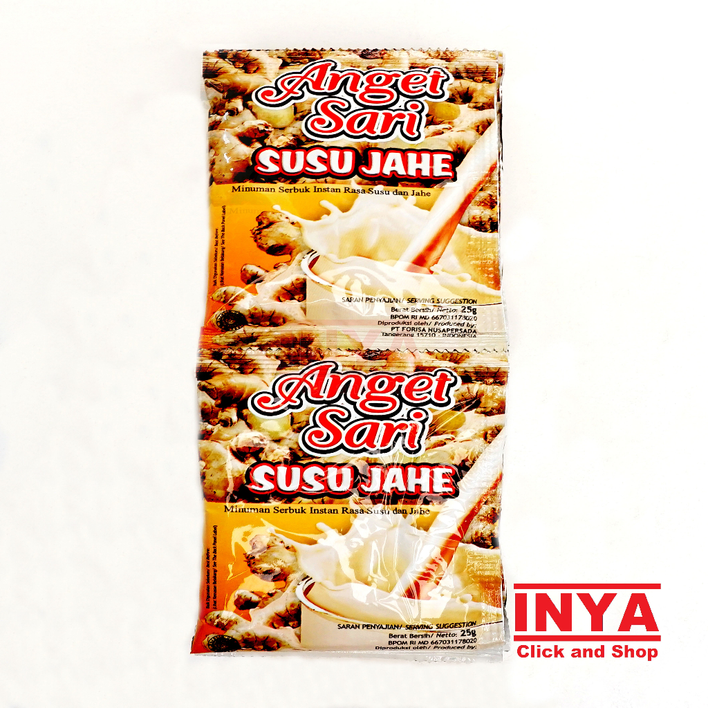 Jual Anget Sari Susu Jahe 10x25gr Renceng - Minuman Serbuk Jahe ...