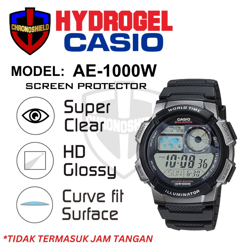 Jual Antigores Jam Tangan Casio AE 1000W AE 1000 Hydrogel | Shopee Indonesia