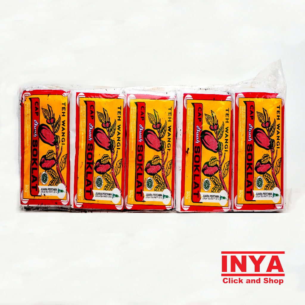 Jual Teh Wangi Cap Buah Soklat Kartini Teh Nasional 5x80gr PACK - Daun ...