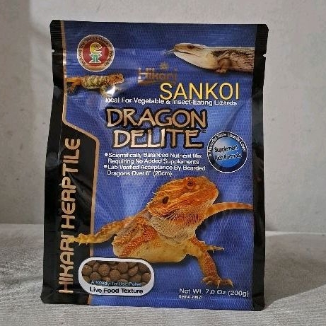 Jual HIKARI HERPTILE DRAGON DELITE 200 GR LIZARDS KADAL | Shopee Indonesia