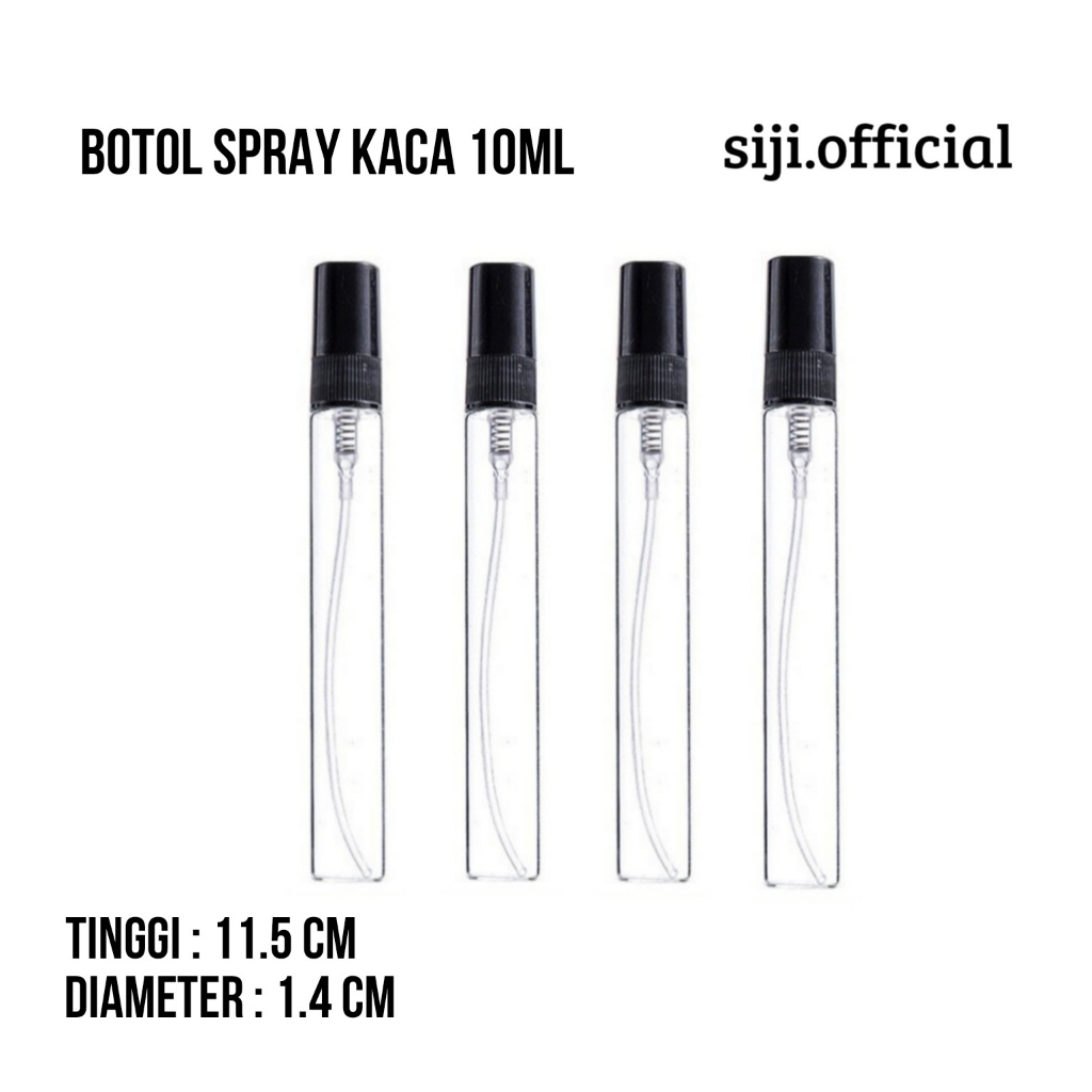 Jual Botol Spray Kaca 10ml Refill Parfum Travel Size Refil Isi Ulang ...