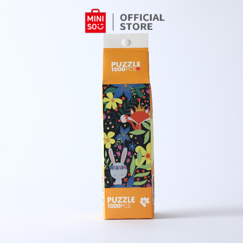 Jual MINISO puzzle 1000-pcs Milk Carton Packaging puzzle 42*29.7cm ...