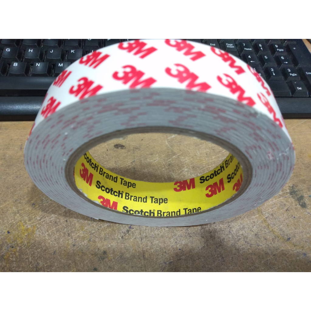 Jual DOUBLE-TAPE-PE-FOAM-3M 9888-WHITE T=1MM UK 30MMX4M | Shopee Indonesia