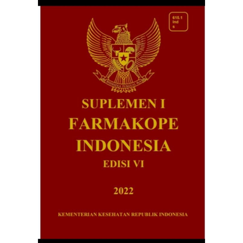 Jual buku suplemen 1 farmakope Indonesia edisi 6 tahun 2022 | Shopee ...