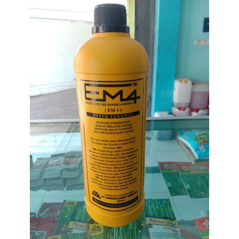Jual EM4 PERTANIAN / 1 liter (Original) | Shopee Indonesia