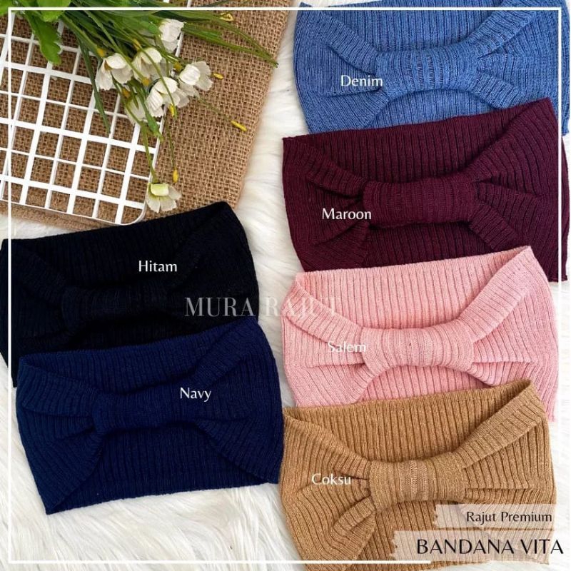 Jual Ciput bando Vita rajut | Shopee Indonesia