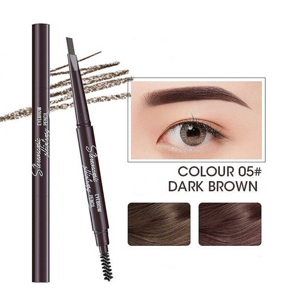 Jual PENSIL ALIS 2 in 1 anti air EYEBROW PENCIL waterproof Putar ...