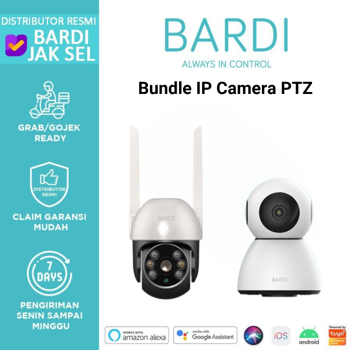 Jual BARDI IP Camera Indoor Outdoor PTZ CCTV Smart Bundle CCTV Bardi ...
