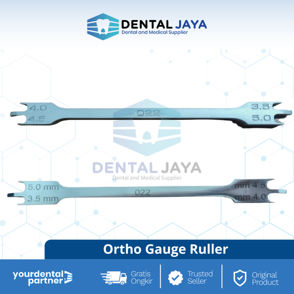 Jual Dental Jaya Ortho GAUGE RULLER / BRACKET POSITIONING | Shopee ...