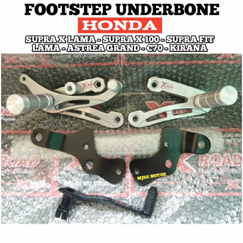 Jual Footstep Underbone Xroad Supra x Lama 100cc/Supra Fit Old /Astrea ...