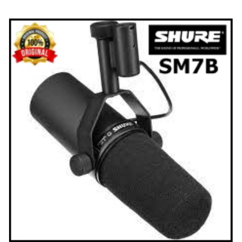 Jual Shure SM7B/SM 7B Dynamic Studio Vocal Microphone Original | Shopee ...