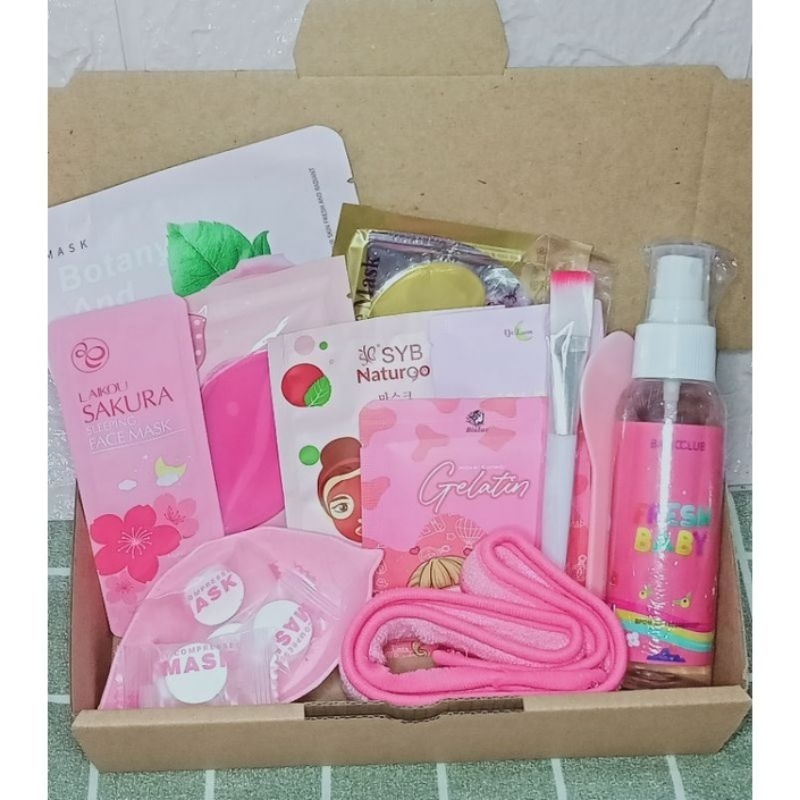 Jual Paket Hemat Maskeran Lengkap/ Paket Hampers Masker Organik/ Paket ...