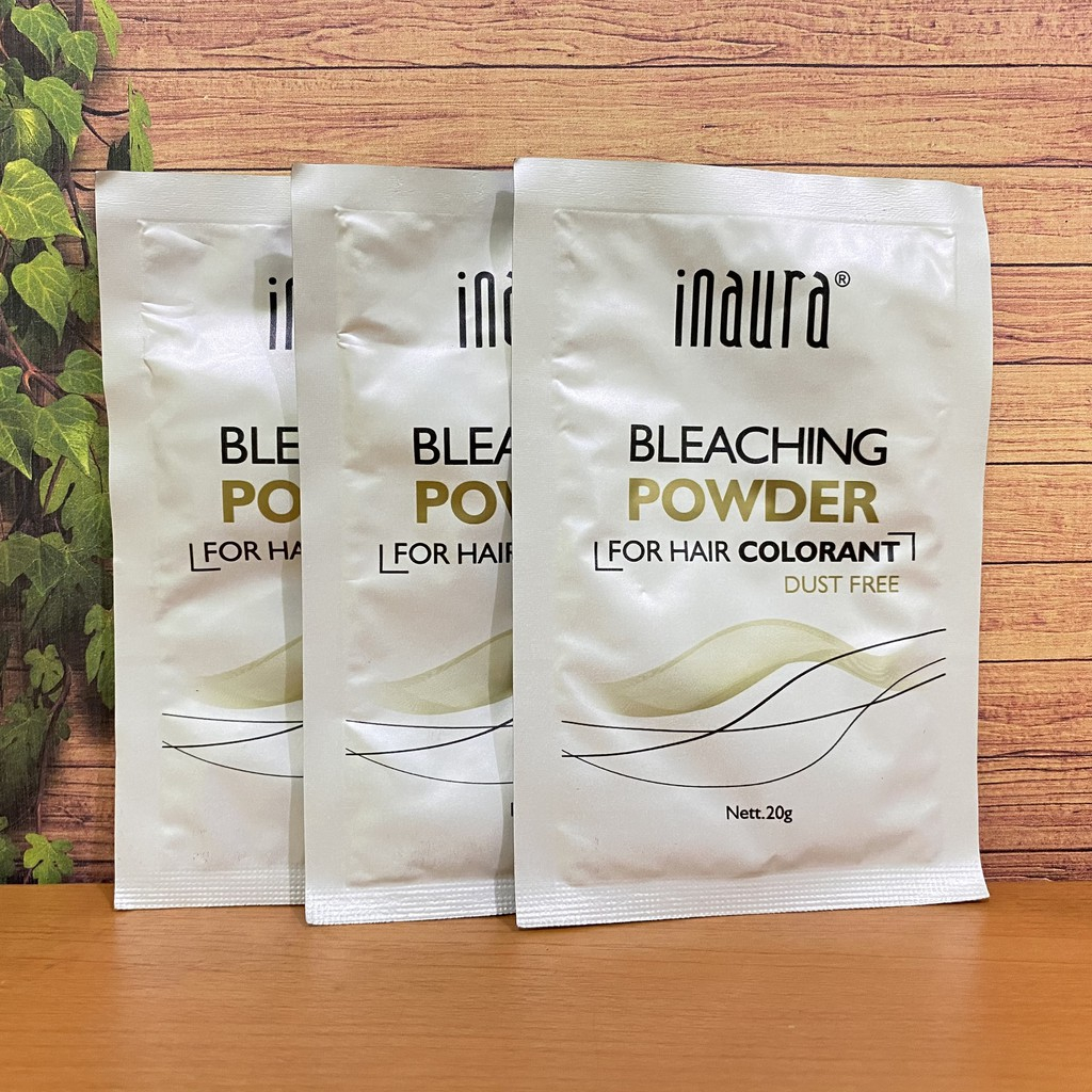 Jual Inaura Bleaching Powder Sachet / Bleaching Rambut Bubuk 20G ...