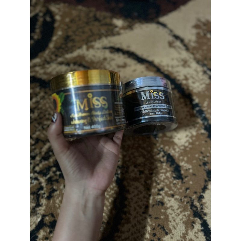 Jual miss sunflower body lotion original (paket bundling gold+silver ...