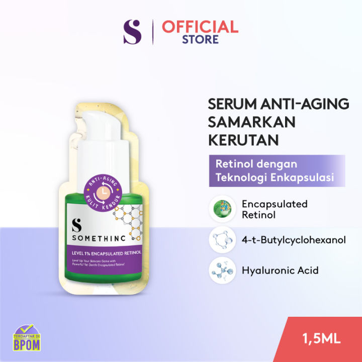 Jual Somethinc Sachet - Level 1% Ecapsulated Retinol 1.5ml | Shopee ...