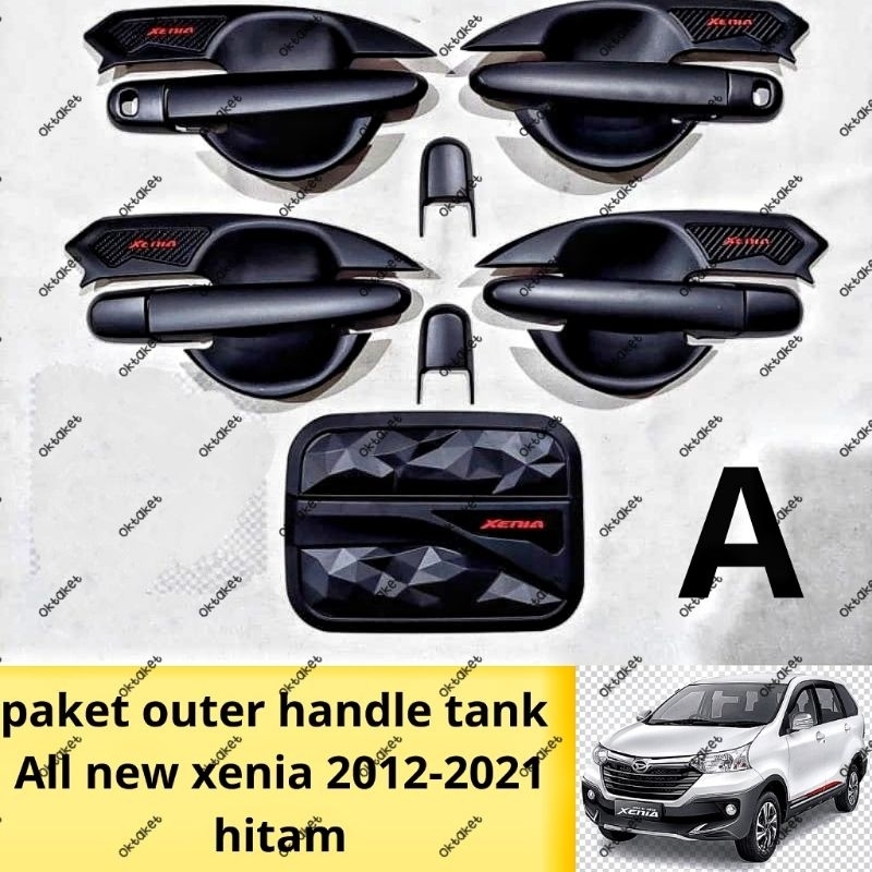 Jual paket outer handle tank cover all new Xenia 2012 2014 2015 2018 2020 2021 hitam | Shopee ...