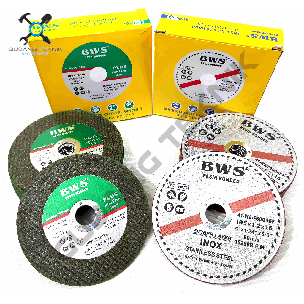 Jual BWS Mata Gerinda Potong Besi Stainless 4" BWS / Cutting Wheel Iron ...