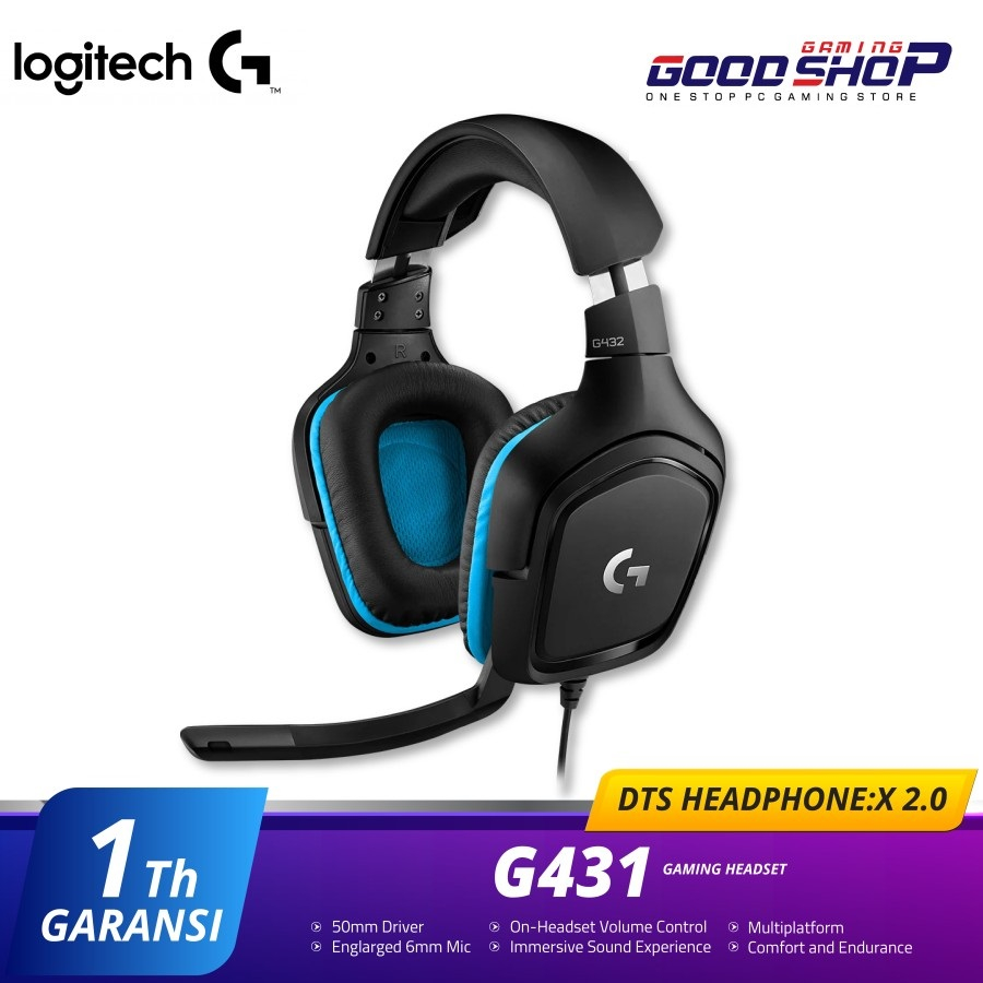 Jual Logitech G431 - Gaming Headset | Shopee Indonesia