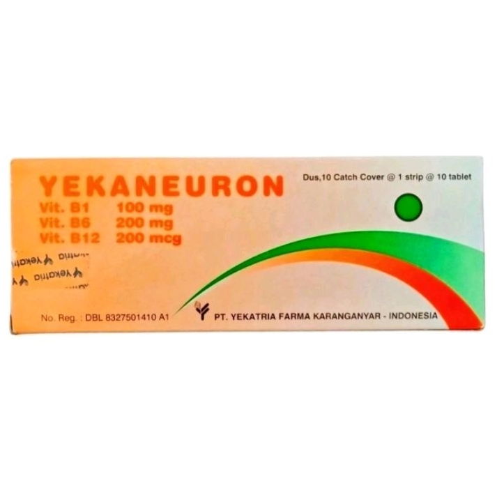 Jual YEKANEURON - Vitamin B1, B6, B12 (100's /Dus) | Shopee Indonesia
