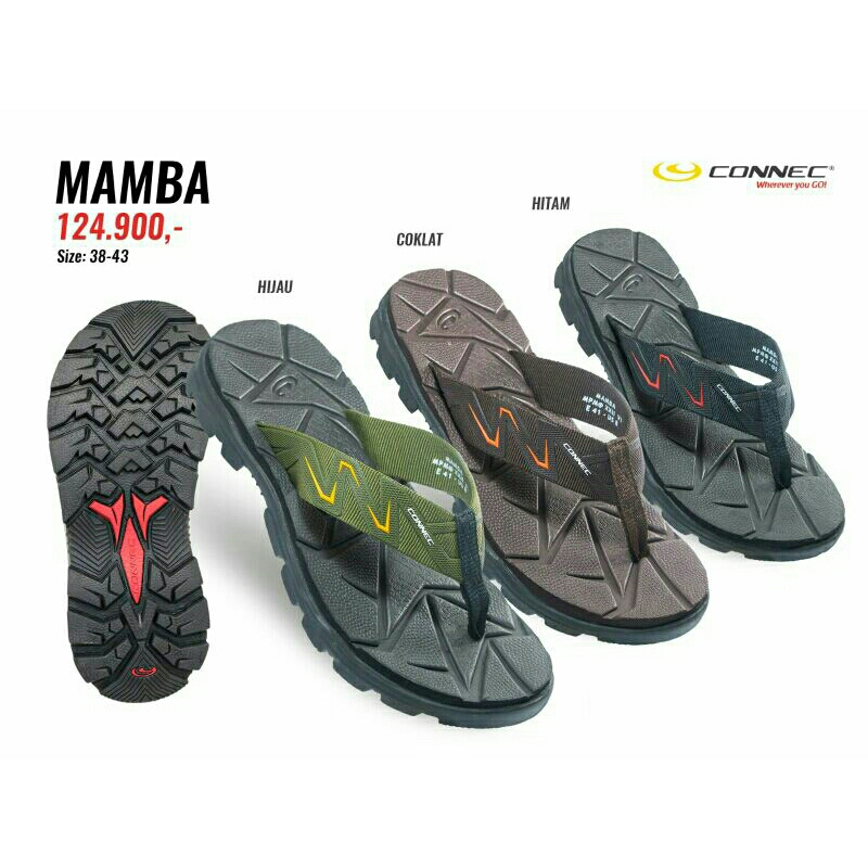 Jual Sandal Jepit Connec Pria/Cowok Model Mamba | Shopee Indonesia