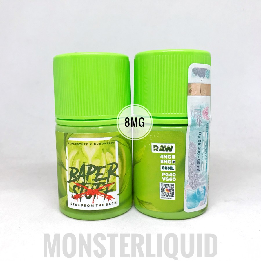 Jual BAPER STUFF MATCHA BY VAPERSTUFF DUKUNVAPE 8MG 60ML | Shopee Indonesia