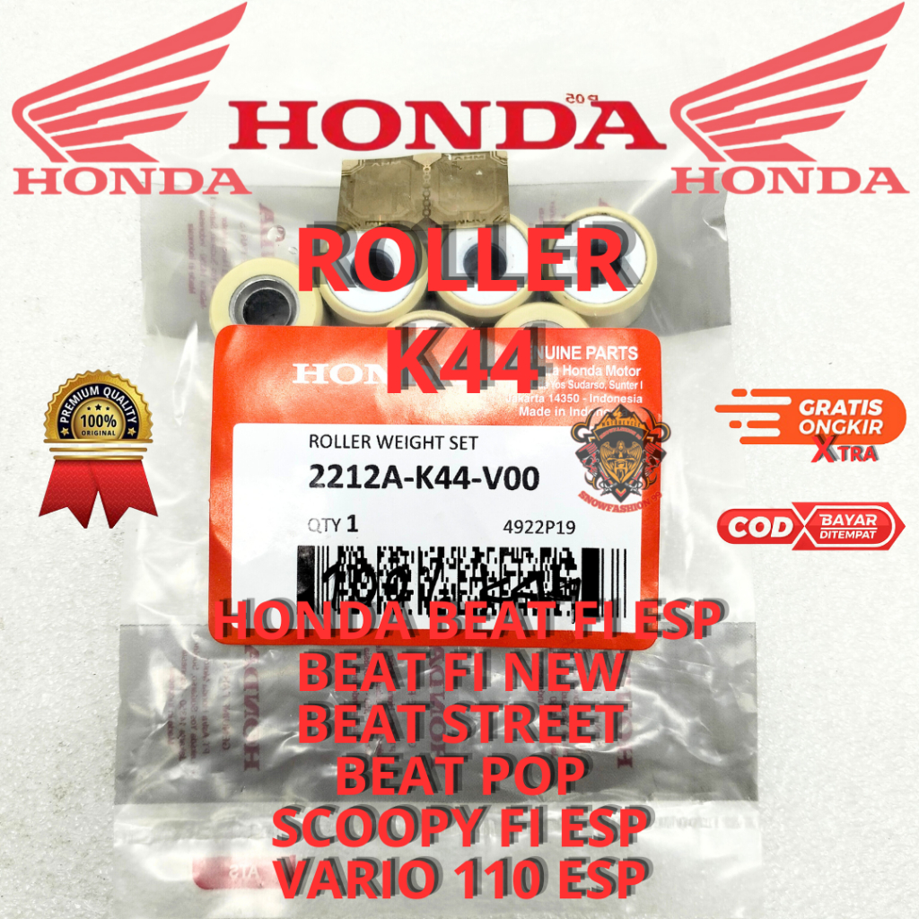 Jual ROLLER HONDA BEAT K44 ROLER HONDA BEAT FI ESP , BEAT FI NEW , BEAT ...