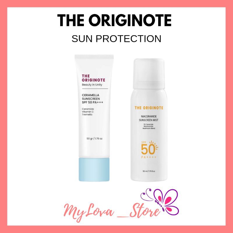 Jual THE ORIGINOTE SUNSCREEN SPRAY NIACERAMIDE SPF 50 PA+++ | CERAMELLA ...