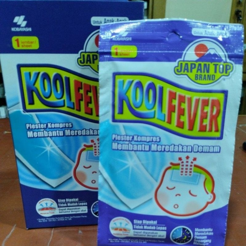 Jual KoolFever Sachet Isi 1Lembar / Meredakan Demam Anak | Shopee Indonesia