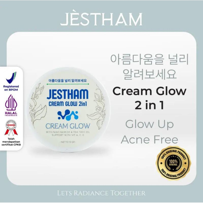 Jual Jestham Cream Glow 2in1 | Shopee Indonesia