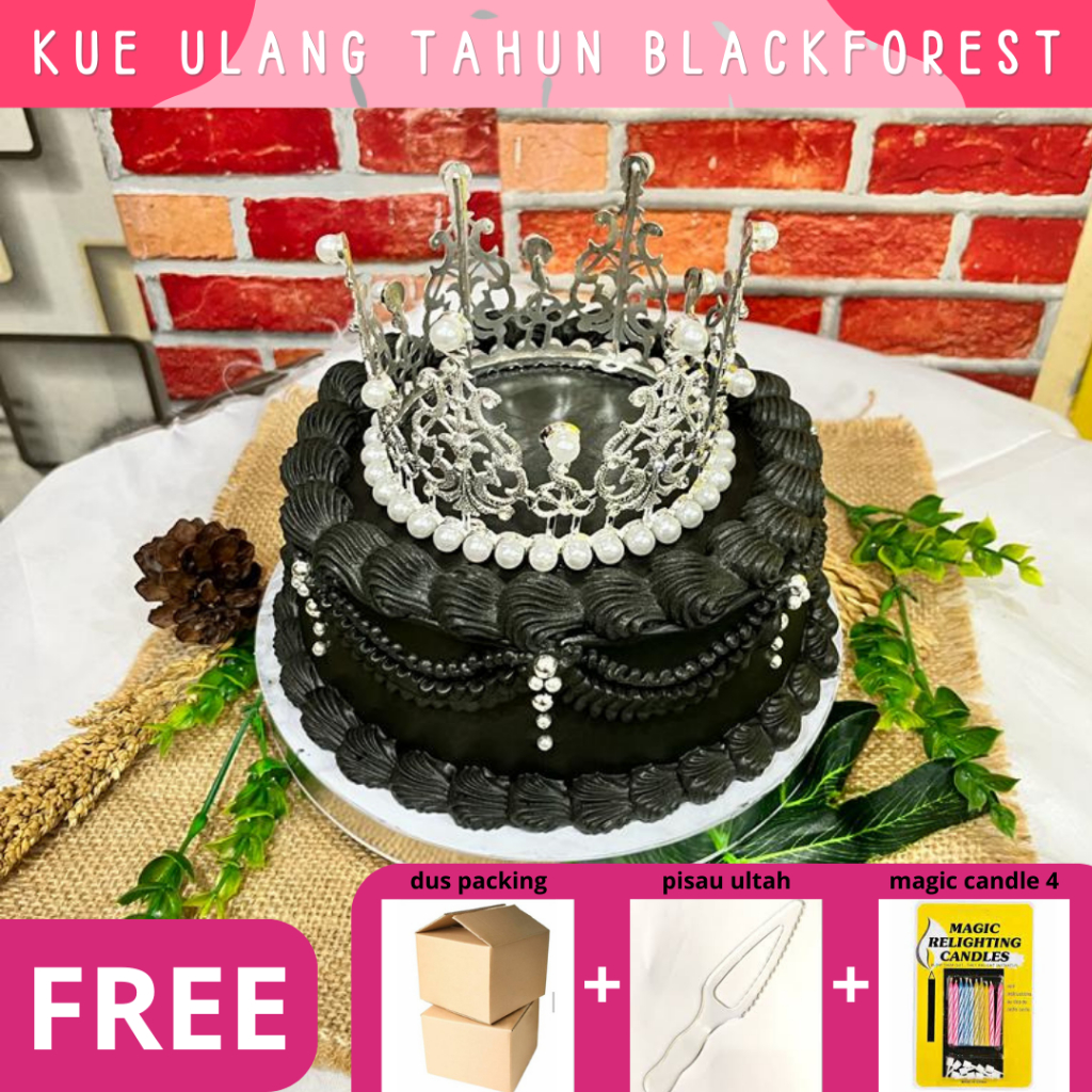 Jual Korean Cake Aesthetic / Kue Ulang Tahun / Birthday Cake ...