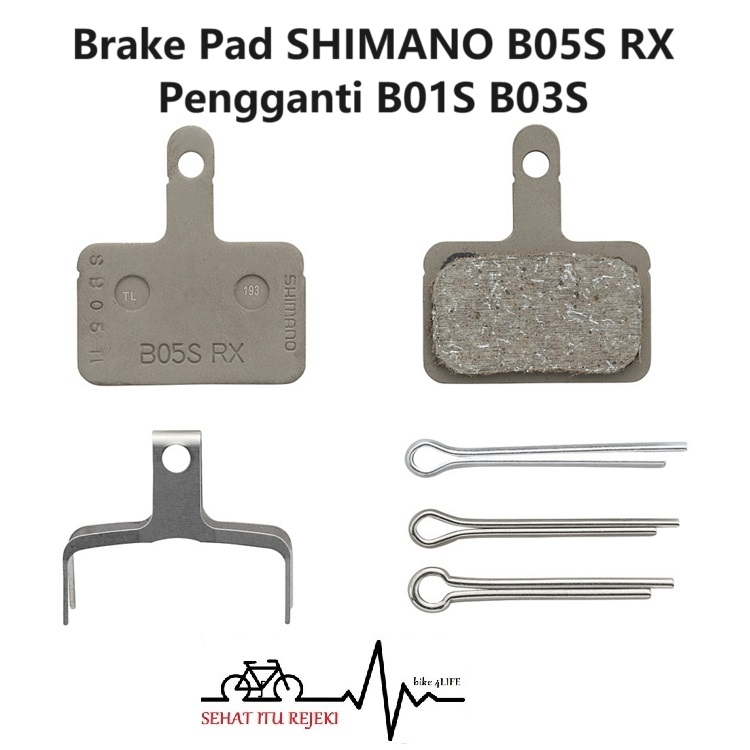 Jual BRAKE PAD SHIMANO B05S RX KAMPAS REM CAKRAM SEPEDA PENGGANTI B01S ...