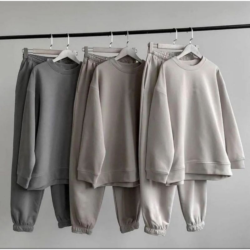 Jual Biorka Oneset Wanita Sweater Long Pants Setelan Oversize Korean ...