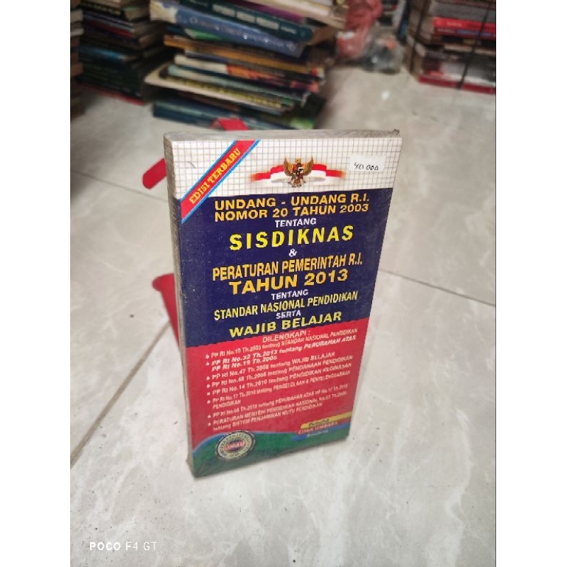 Jual BUKU undang-undang sisdiknas dan wajib belajar | Shopee Indonesia