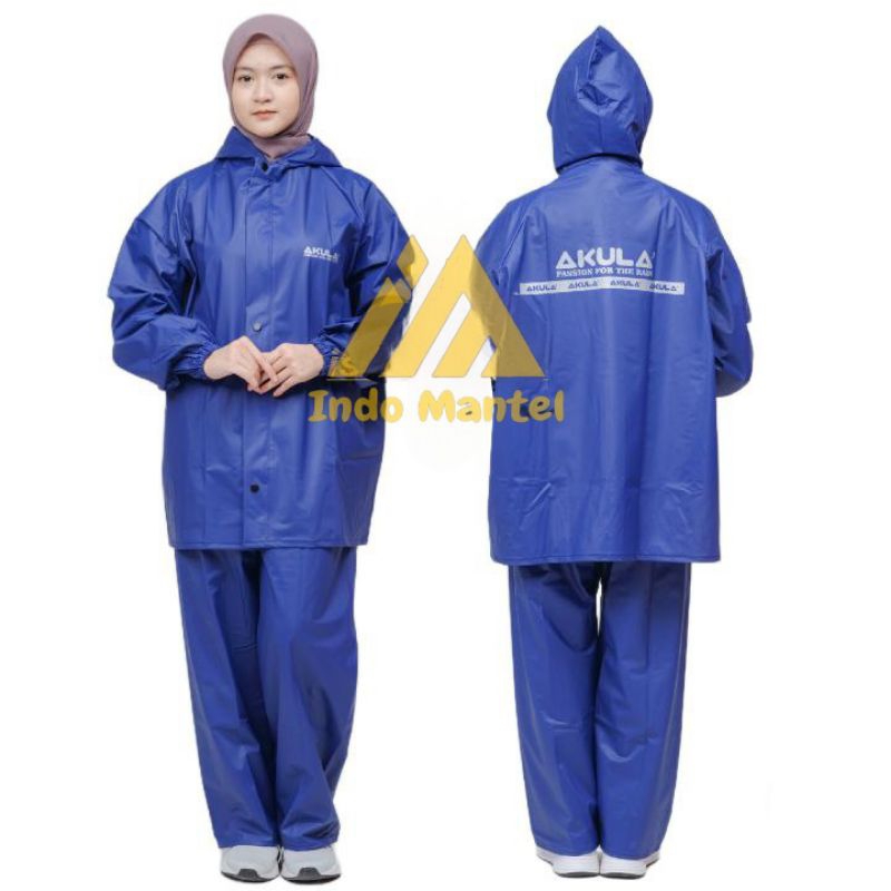 Jual Jas Hujan AKULA Raincoat Mantel hujan Jas Hujan PVC Anti rembes ...
