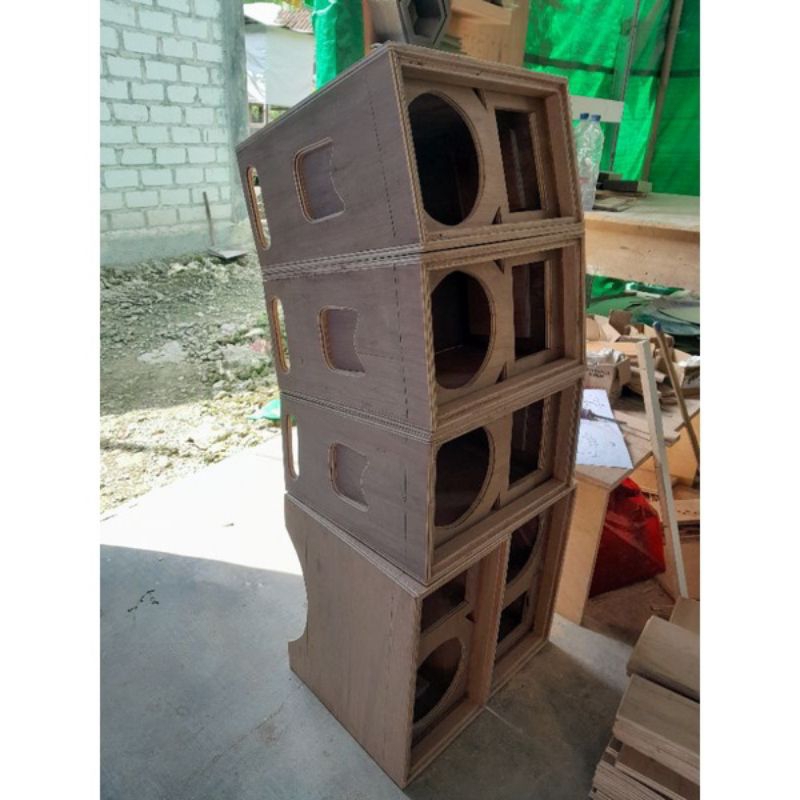 Jual BOX SPEAKER 8 INCH LINE ARRAY SINGLE TRIPLEK 12 mm | Shopee Indonesia