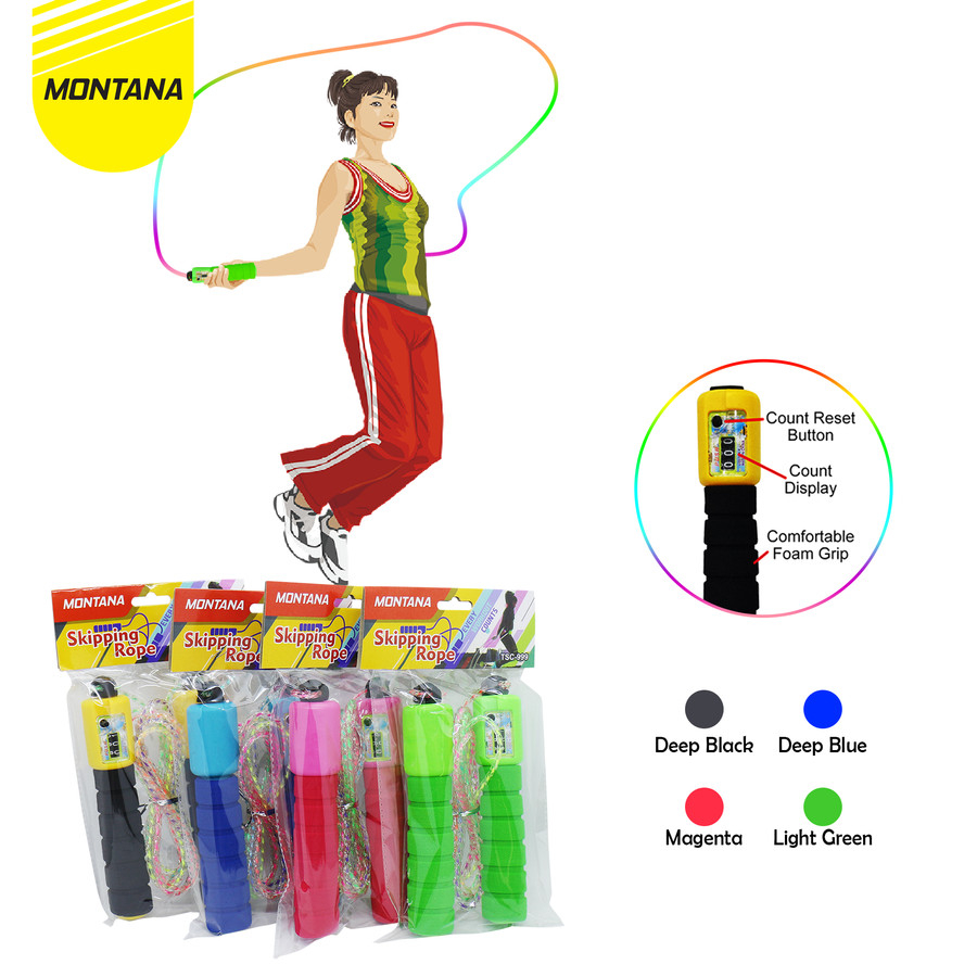 Jual Tali skiping jump rope digital - Lompat tali Skipping dengan alat ...
