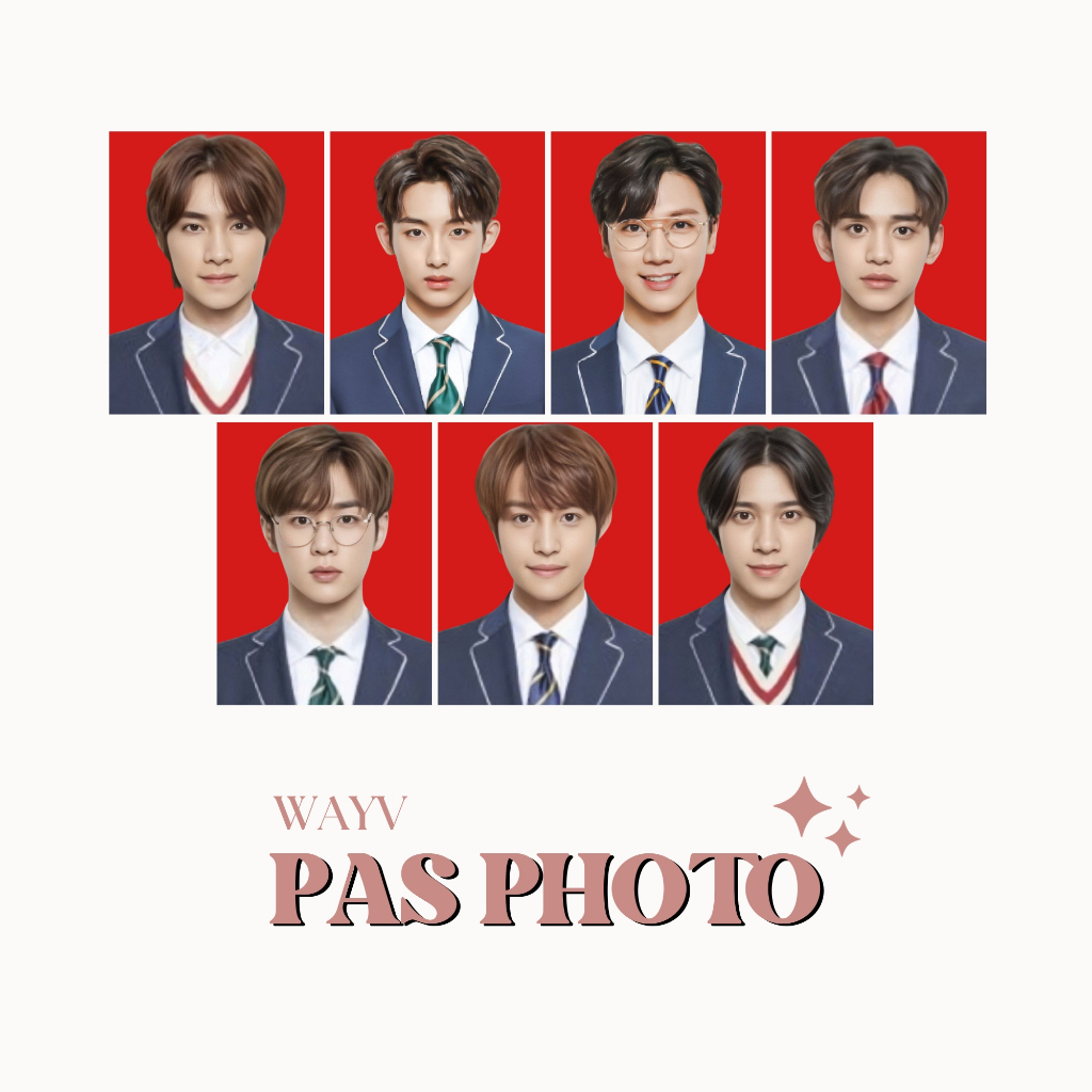 Jual PAS FOTO WAYV 3x4 (HARGA 3 PCS + LAMINASI 2SISI) ID PHOTO KPOP ...