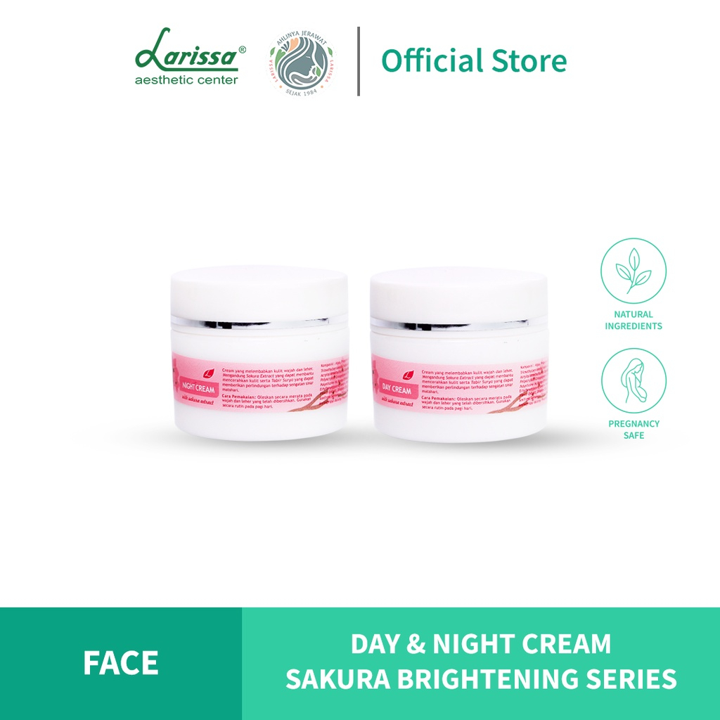 Jual CREAM SAKURA LARISSA (DAY / NIGHT) | Shopee Indonesia