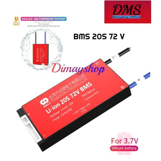 Jual BMS DALY 20S / 24S 72V LIFEPO4 Li-ion 60A BMS Baterai lifepo4 72v 24S 60A 80A 100A - 60A ...