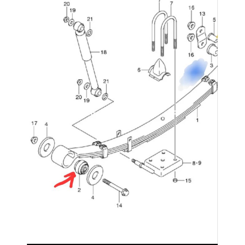 Jual Bushing Bos Spring Silent / Bushing per Pikul APV Original Hrg 1 ...