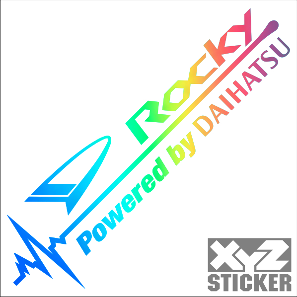 Jual Sticker EKG Logo Mobil Daihatsu. Sticker Kaca MobilDaihatsu Rocky ...
