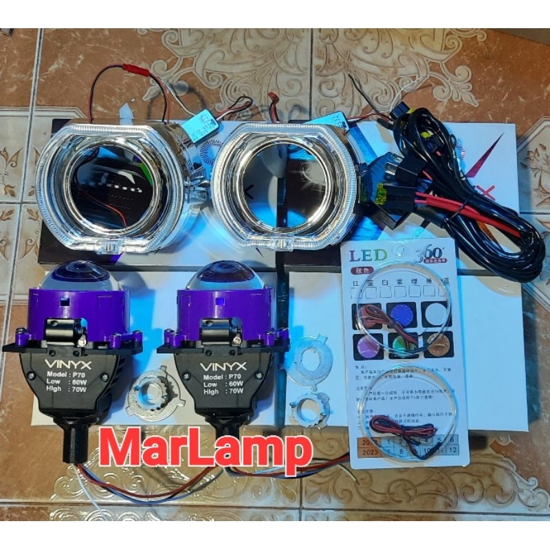 Jual Paket Projector Biled Vinyx P70 3inch 1Sett | Shopee Indonesia