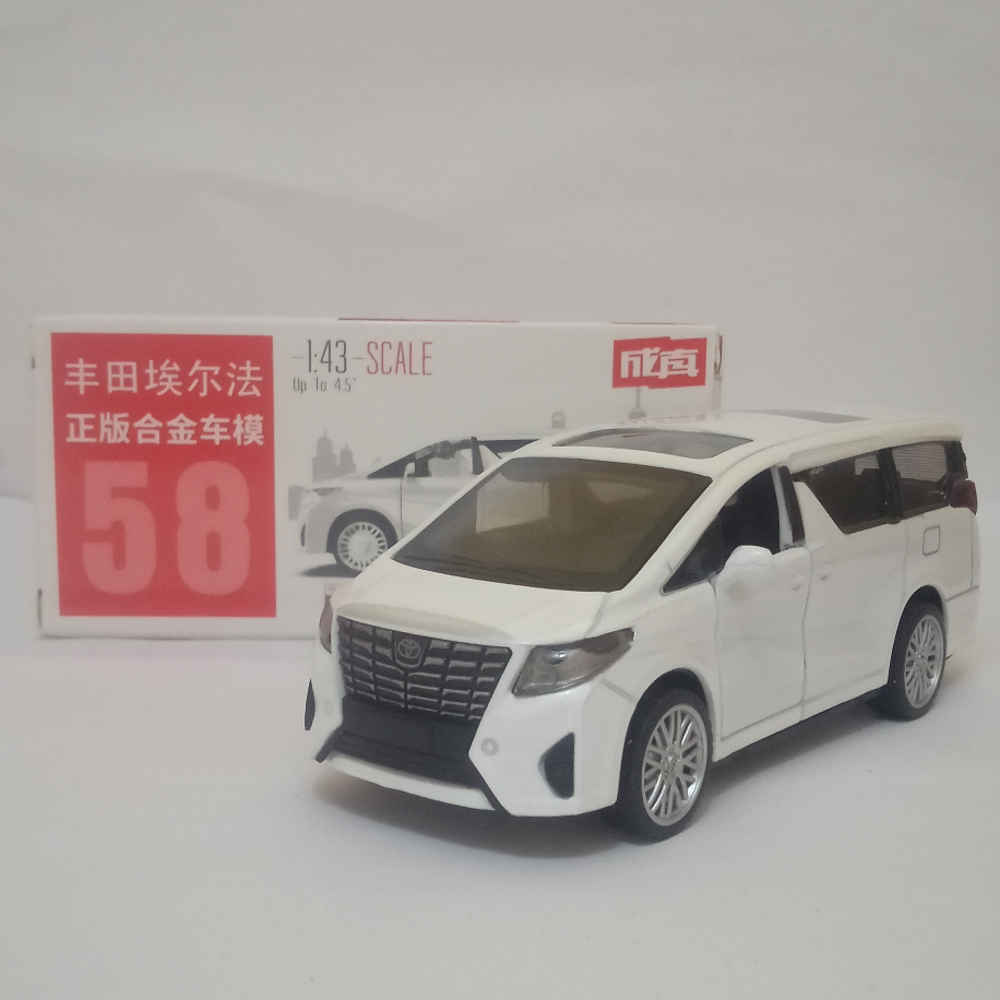 Jual Diecast Mobil Toyota Alphard putih 58 Miniatur Mobil skala 1:43 Mainan anak | Shopee Indonesia