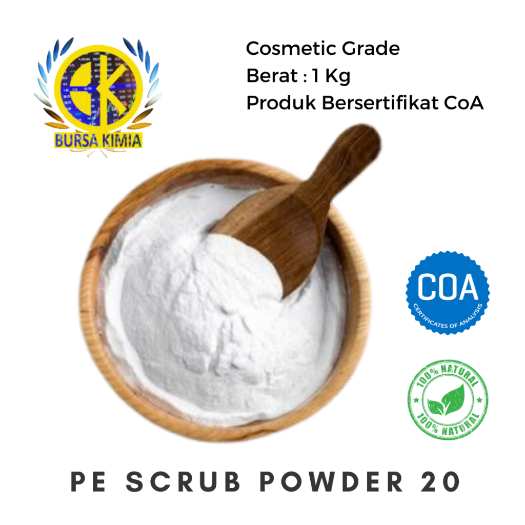 Jual PE 20 Polyethylene Scrub Powder / Bahan Lulur - 1Kg Ukuran Partikel Lebih Besar | Shopee ...