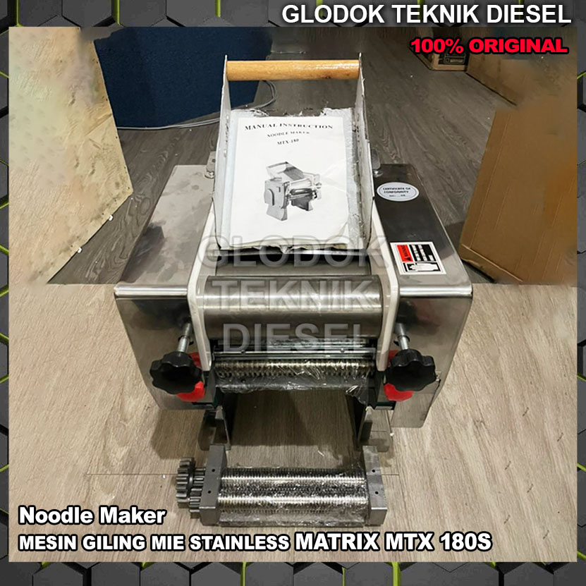Jual MATRIX Mesin Noodle Maker Giling Gilingan Mie Stainless MTX 180S ...