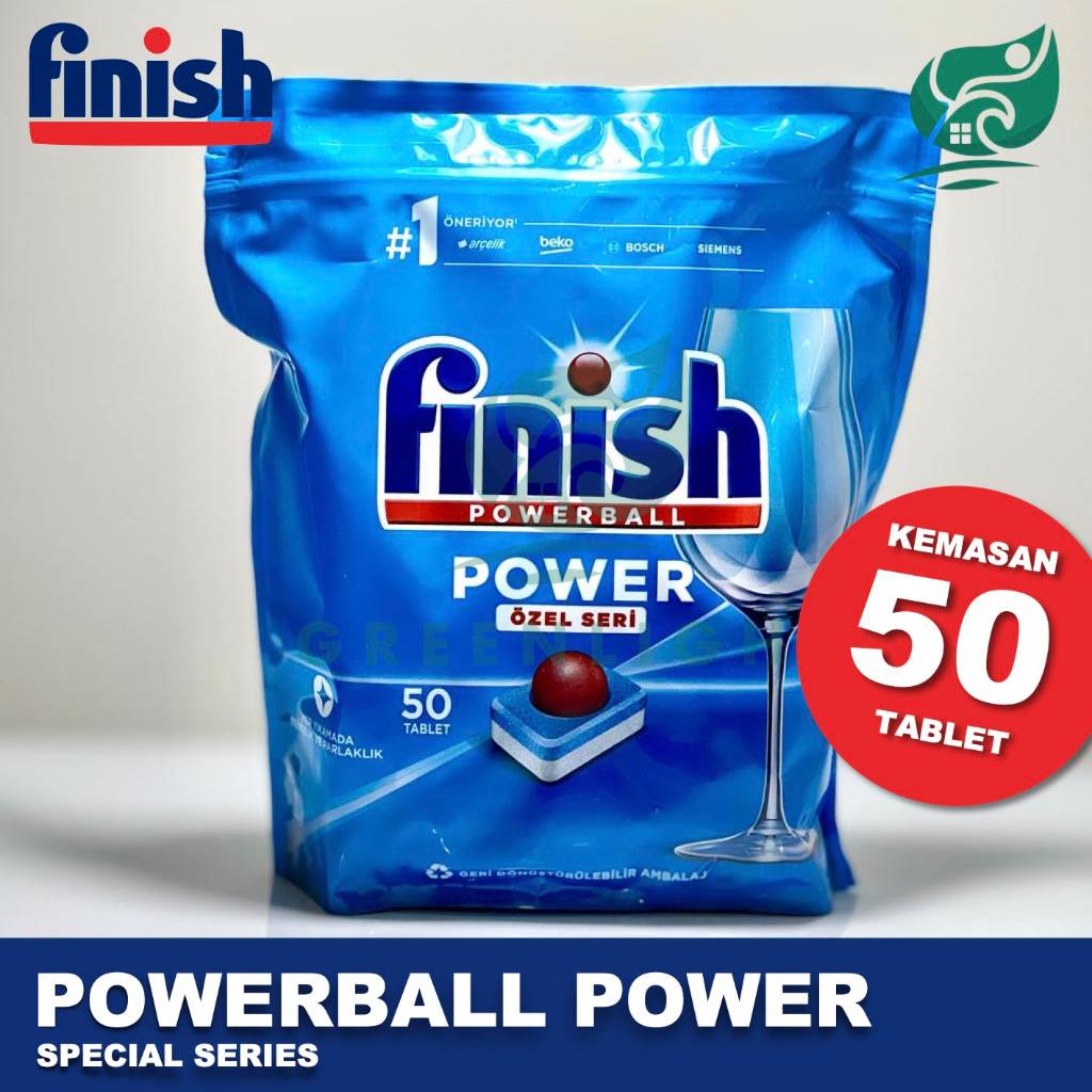 Jual Finish Powerball POWER Special 50 pcs Dishwasher Tablet | Shopee ...