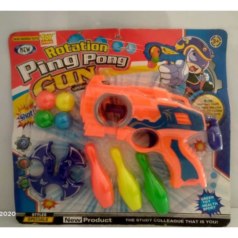 Jual New Mainan anak ShotGun Rotation ping-pong GUN usia 3thn+ (Styles ...