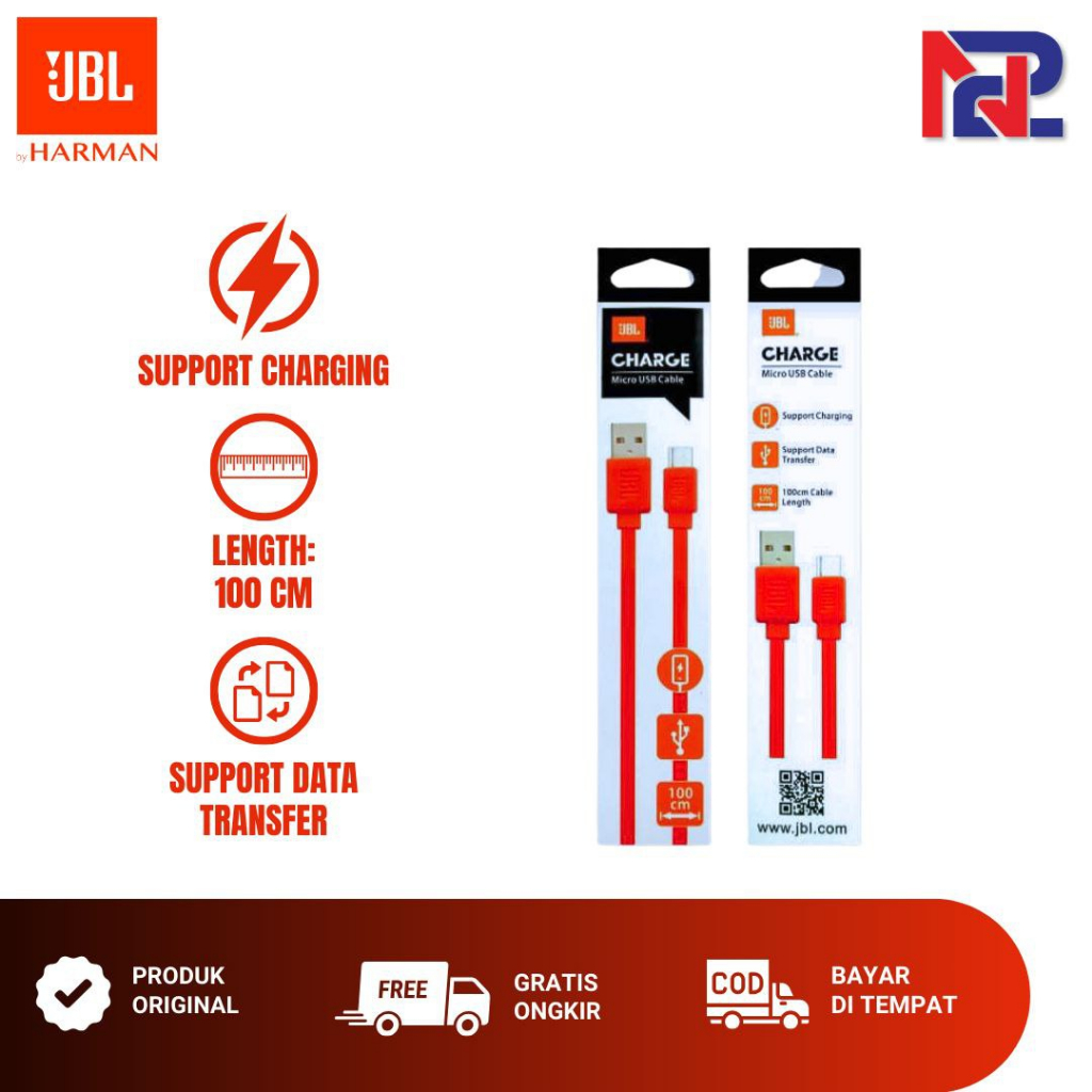 Jual JBL Kabel Data USB to Micro Support Data Transfer Panjang 100cm ...